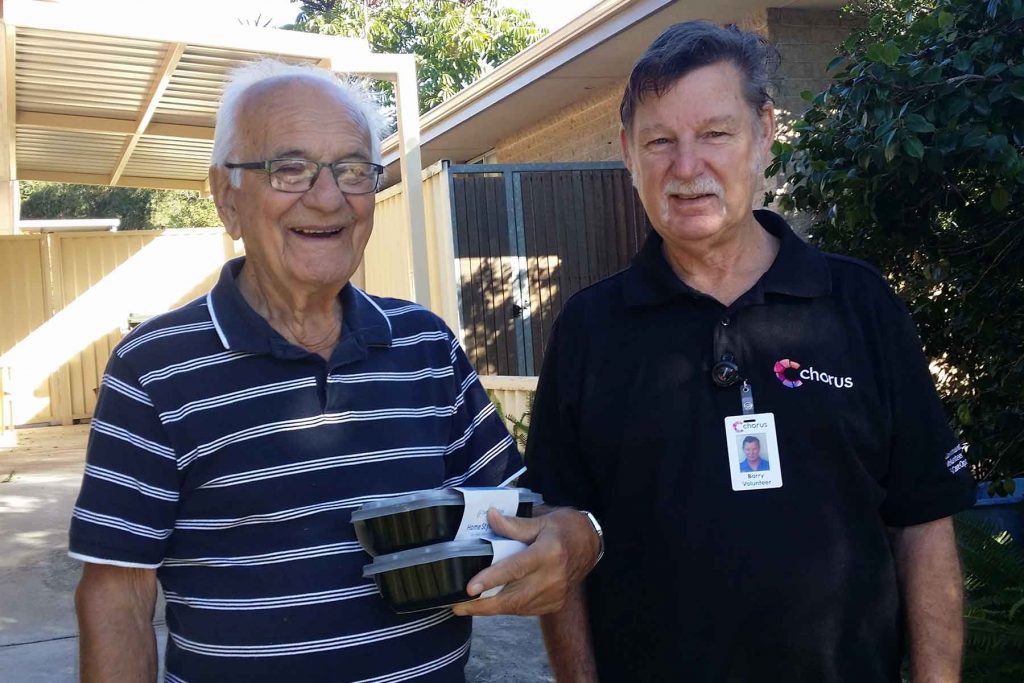 How do I get Meals on Wheels from Chorus Kitchen?